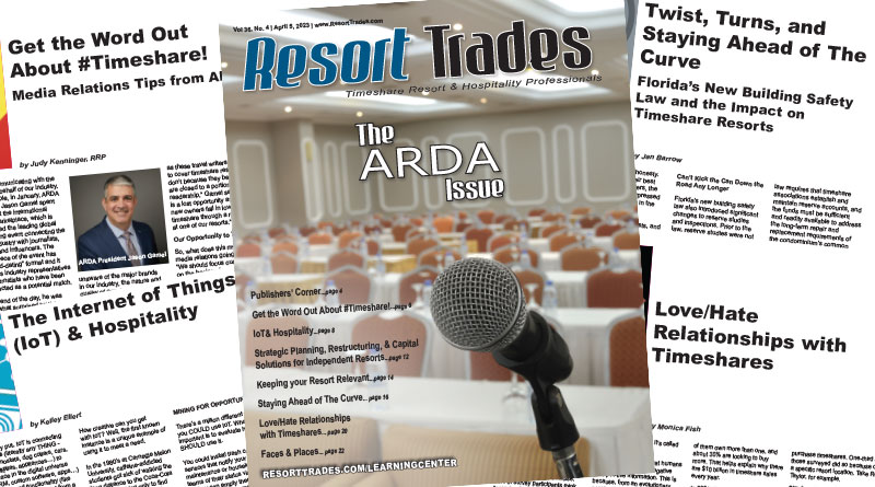 April 2023 Resort Trades Hospitality and Timeshare Magazine
